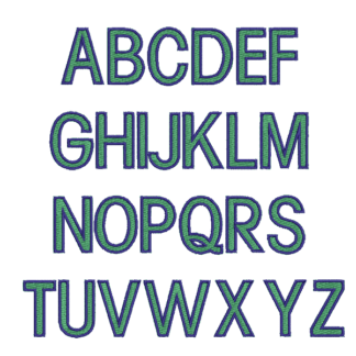 Block1 2clr fill - Wilcomfonts.com