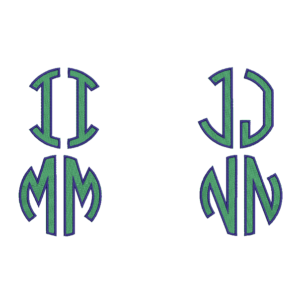 wf two letter mgm fill font. - Wilcomfonts.com